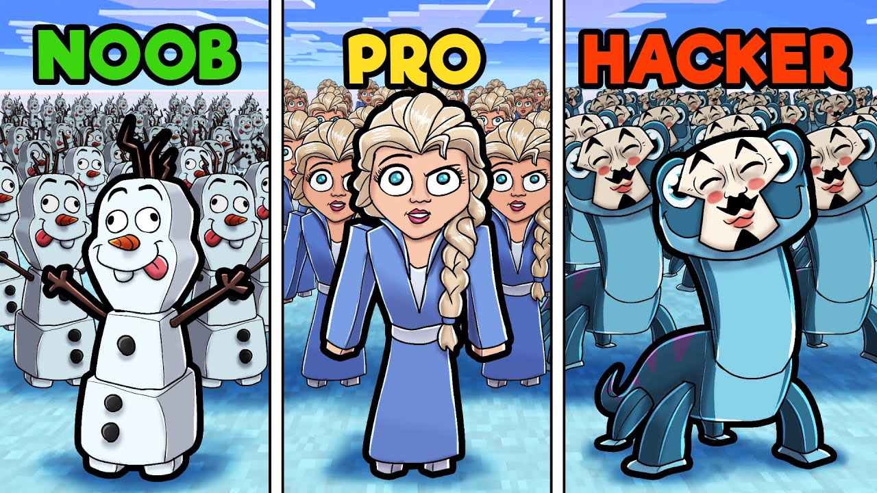 Frozen 2! (NOOB vs PRO vs HACKER) - YouTube