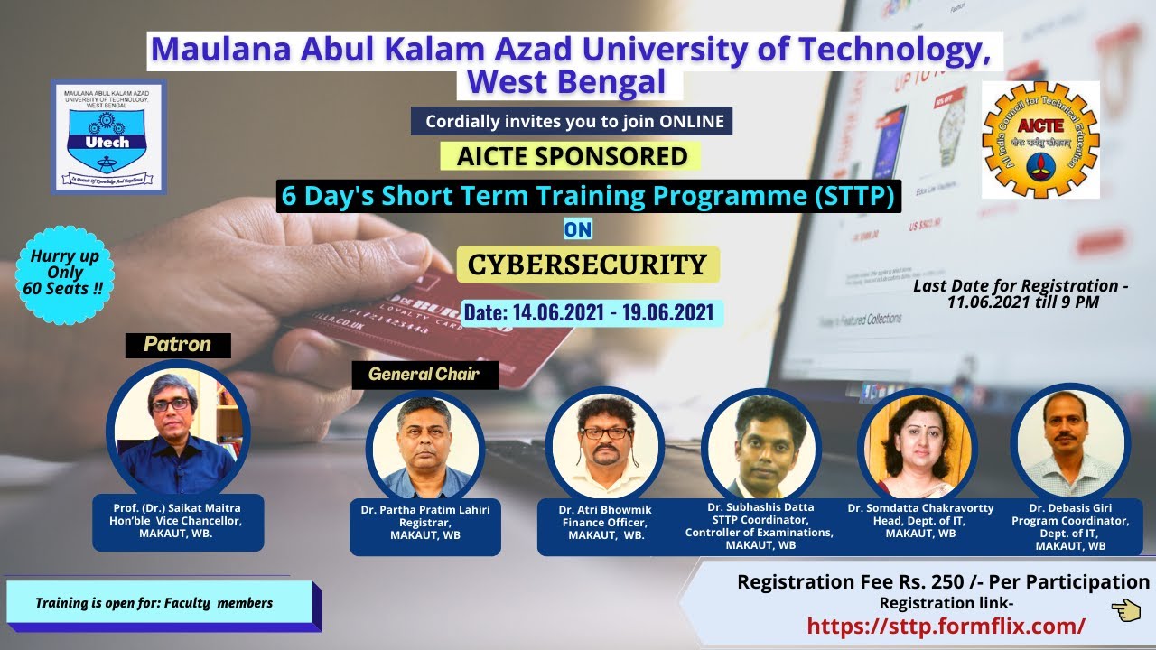 6 Day's Short Term Training Programme (STTP) on CYBERSECURITY Day-5 ...