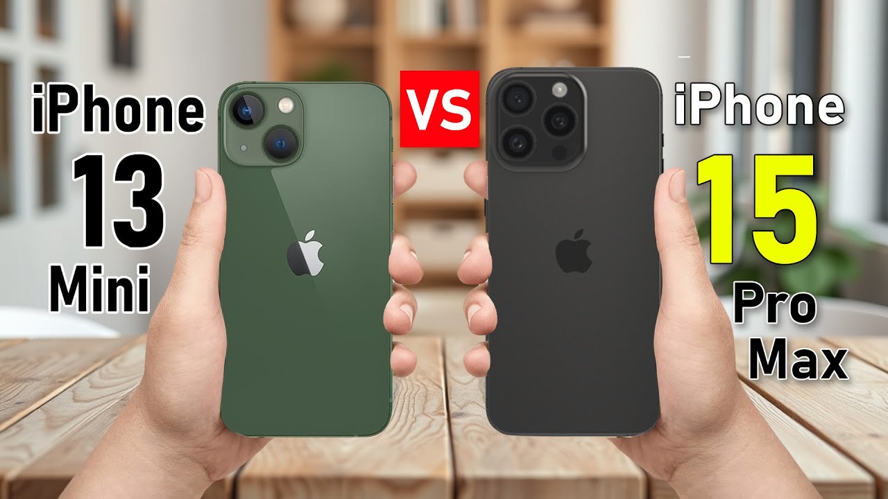 iPhone 13 Mini VS iPhone 15 Pro Max - YouTube