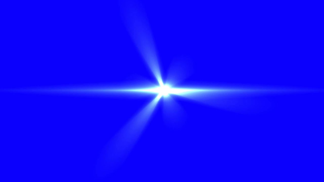 cinematic light effect 02 in blue screen free stock footage - YouTube