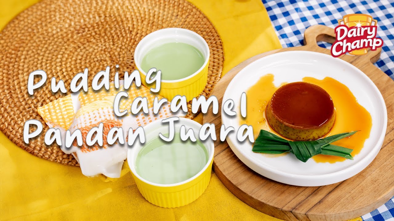 Pudding Caramel Pandan Juara Recipe by Dairy Champ | Lezat, Gurih dan ...