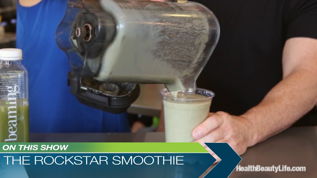 Beaming Wellness - Rock Star Smoothie - YouTube