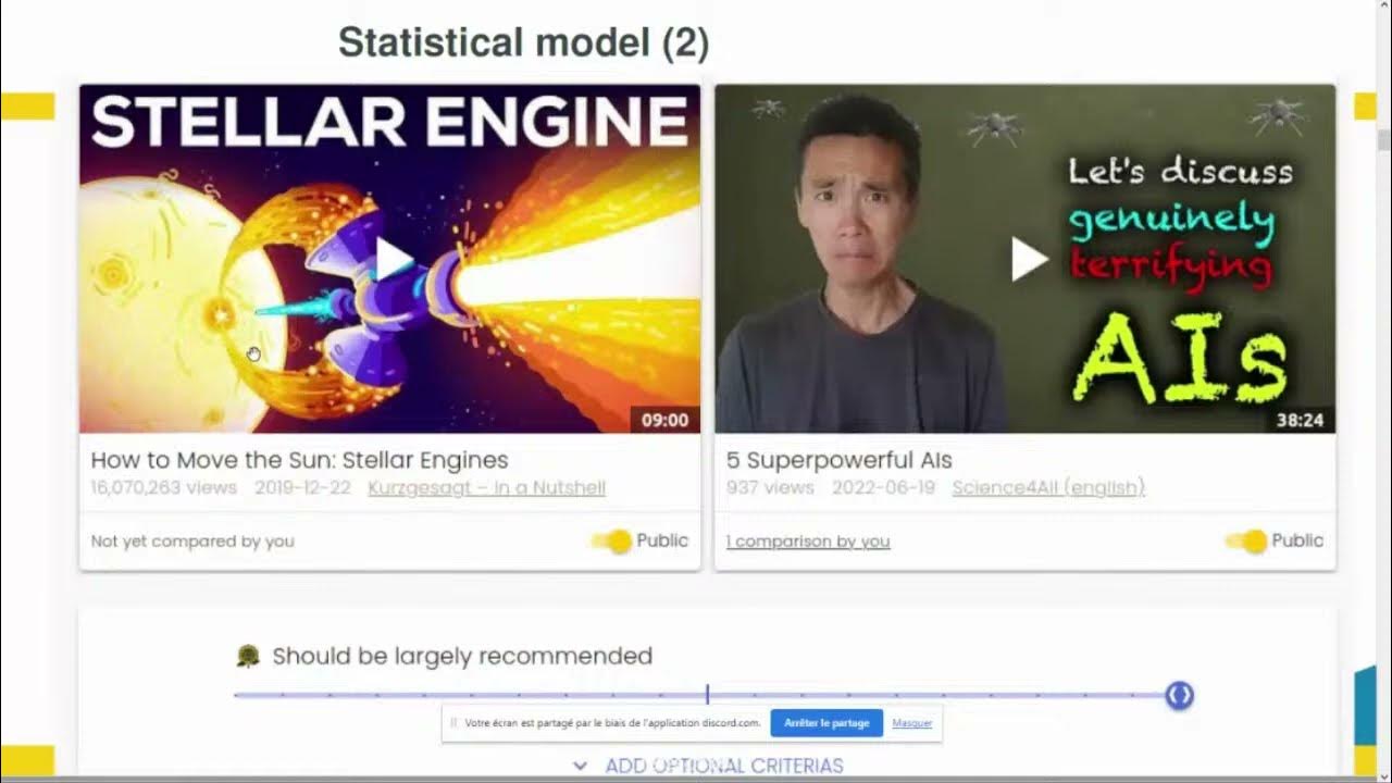Online Heuristic Implementation on Tournesol Algorithm, by Conrad Thiounn - YouTube