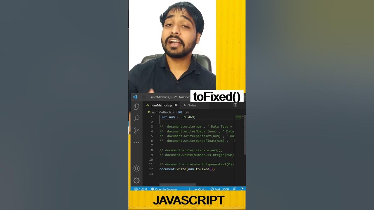 ToFixed Method In Javascript YouTube tofixed-method-in-javascript-youtube