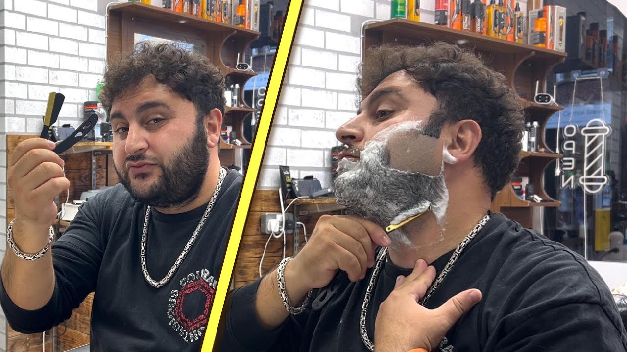Relaxing Straight Razor Face Shave Tutorial | These Pro Tips - YouTube