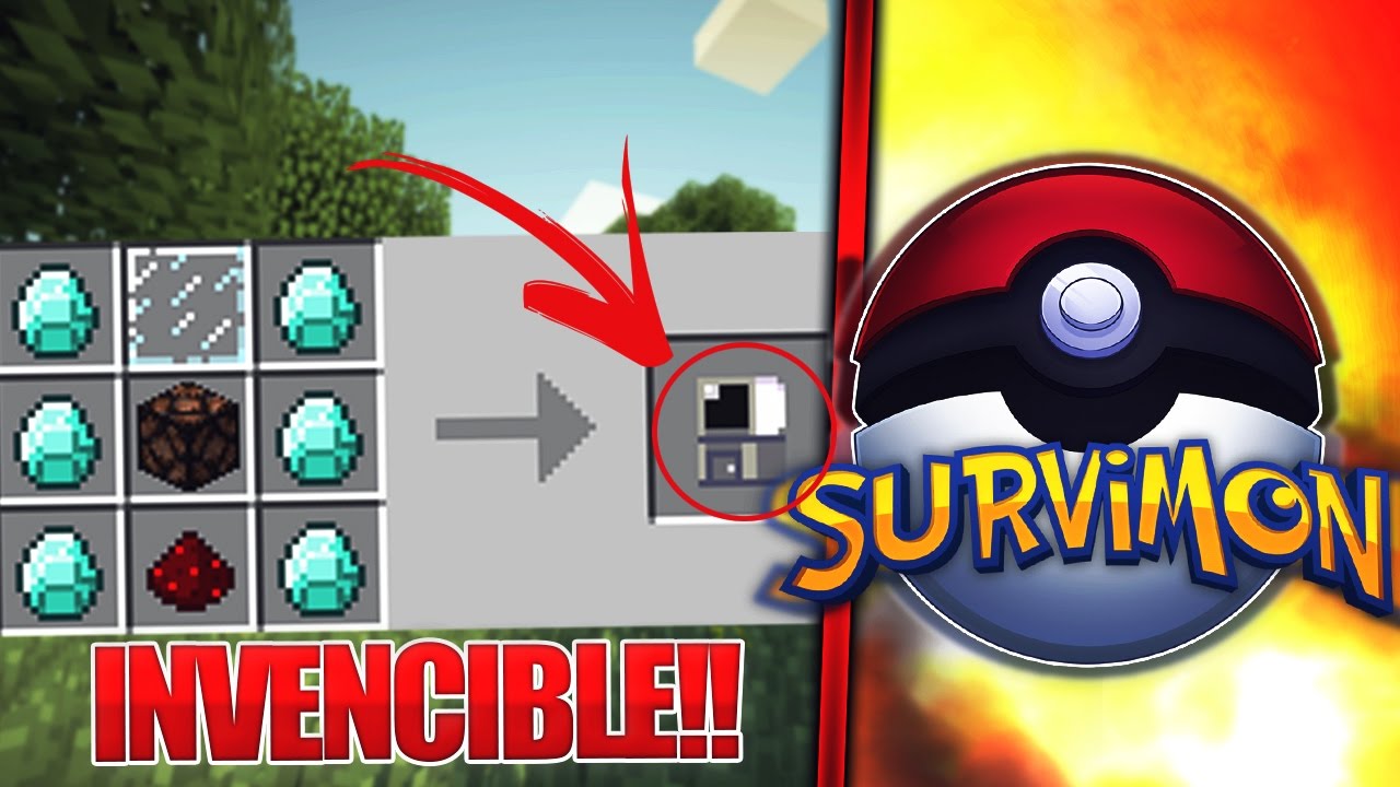 EL BUG DE LA INMORTALIDAD!! | SURVIMON PIXELMON 1.10.2 POKEMON MINECRAFT SERIE DE MODS | #27 ...