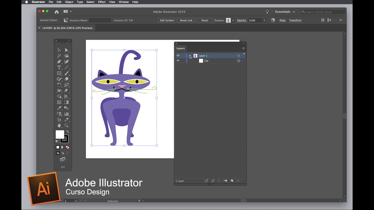 Aprende el uso del panel de capas en illustrator - YouTube