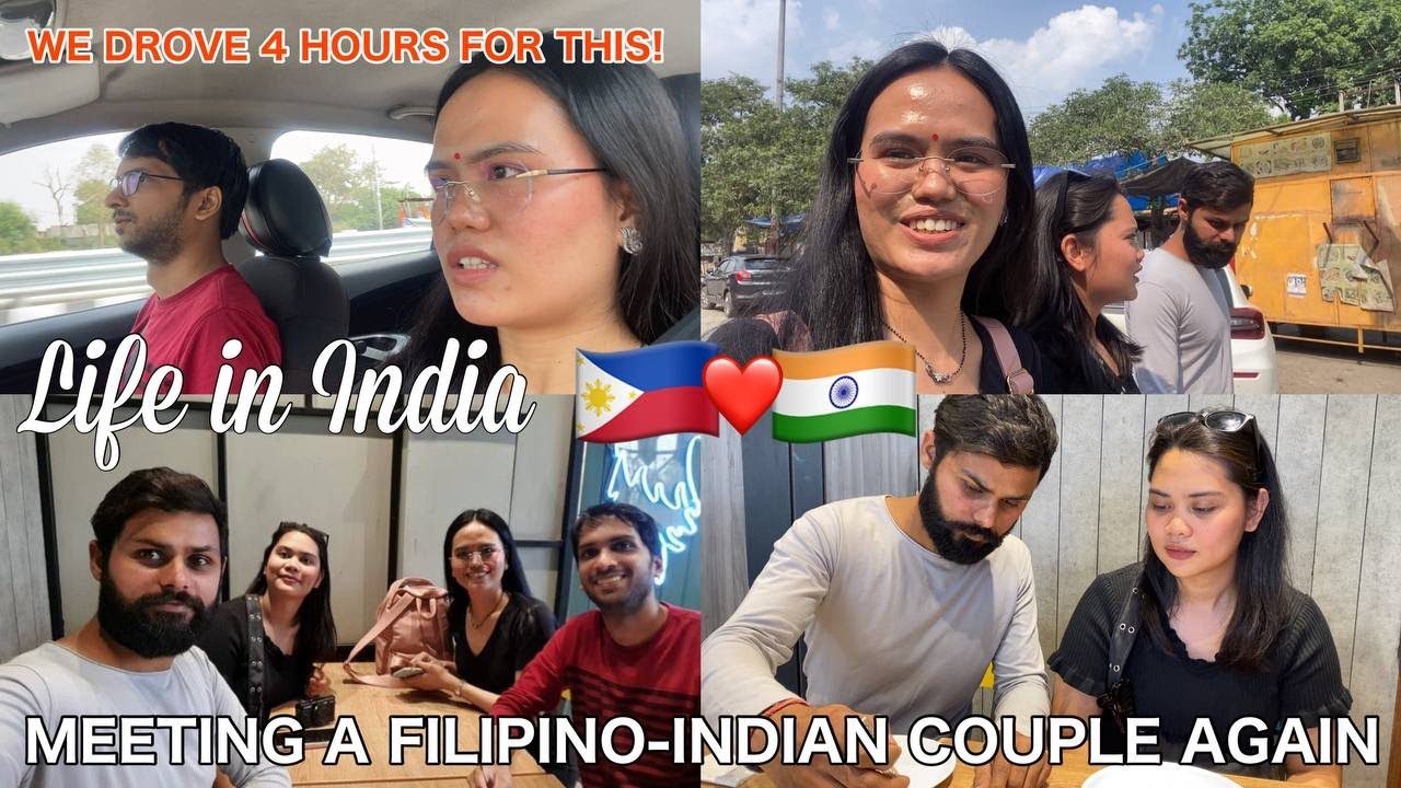 🇮🇳🇵🇭 Meeting a Filipino-Indian Couple in India! Traveling 4 hours for ...