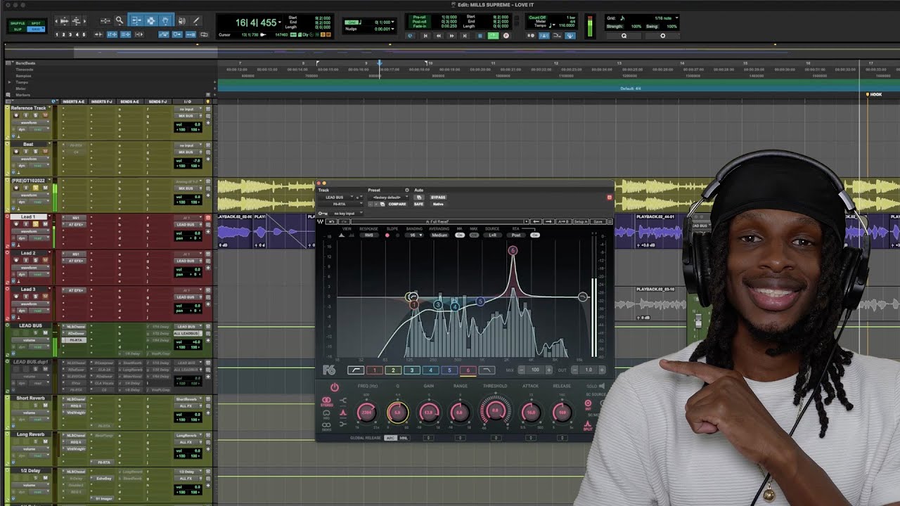 Mixing A 2-Track Trap Song STEP BY STEP Process - YouTube
