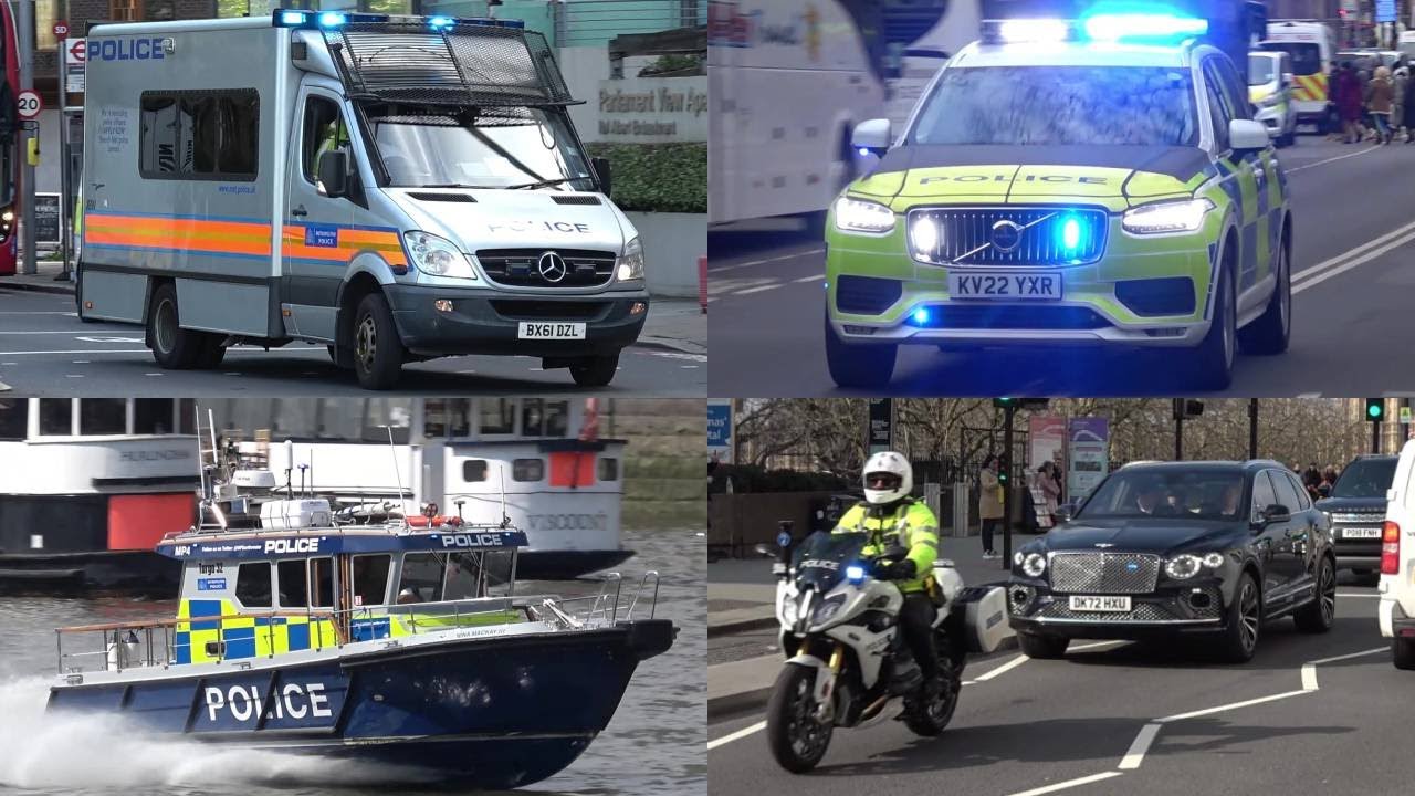 [Compilation] Metropolitan Police responding through London - YouTube