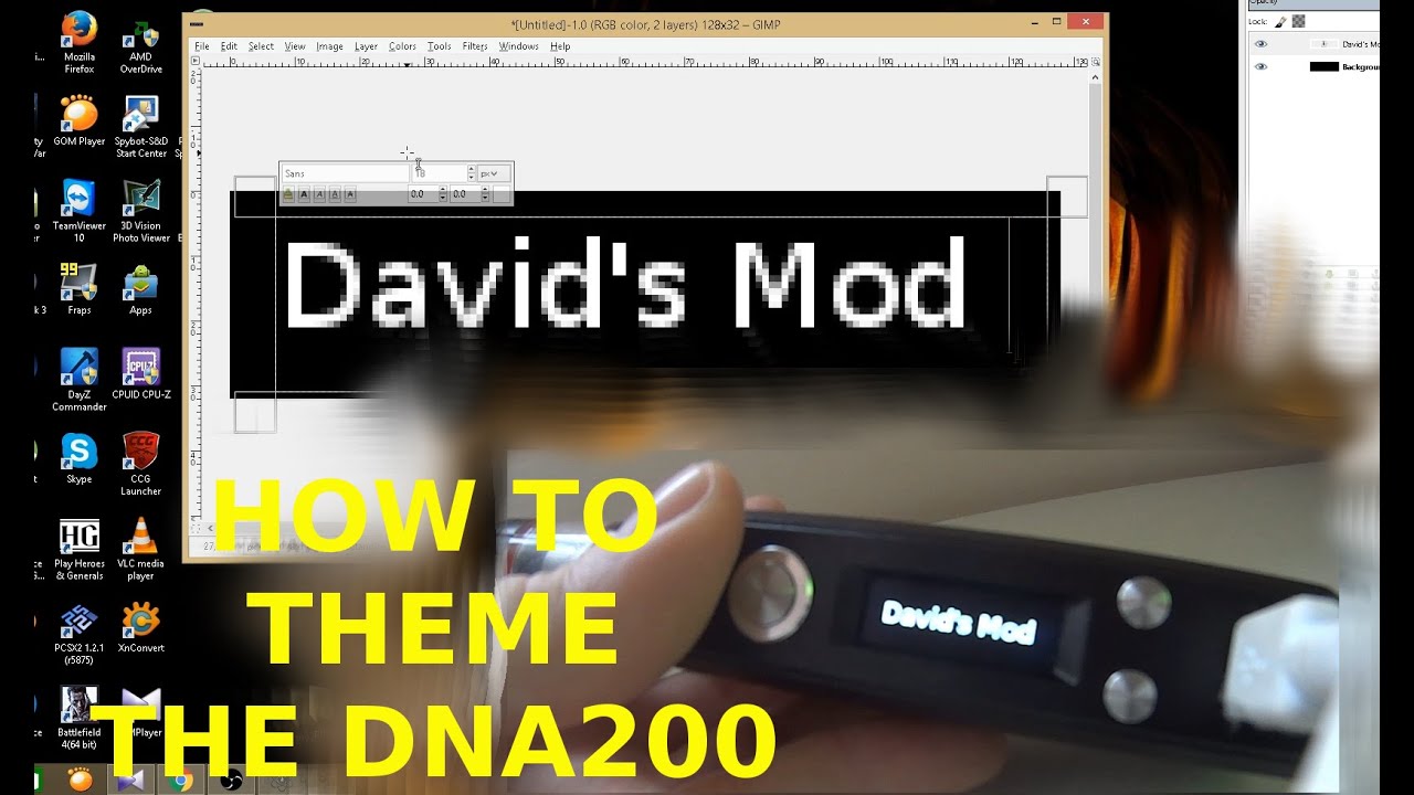 DNA 200 theme - Change The Display On Your DNA 200 Mod - YouTube