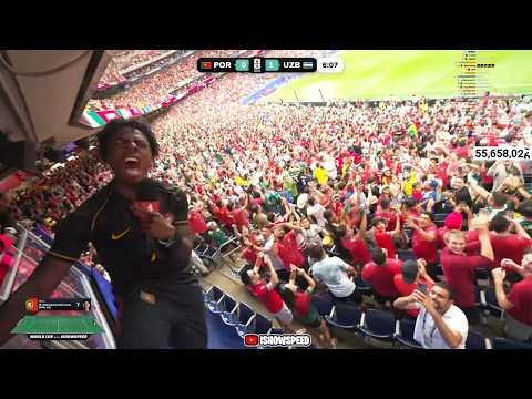 iShowSpeed Reacts To Cristiano Ronaldo’s FIRST World Cup Goal 🤯🇵🇹