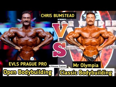 Chris Bumstead Open Bodybuilding VS Classic Bodybuilding Comparison # ...
