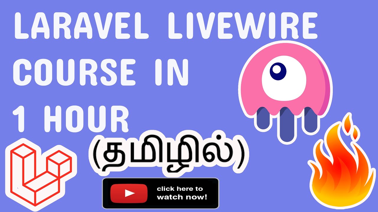 Laravel Livewire Full Course In Tamil Laravel Livewire Tutorial In Tamil Youtube