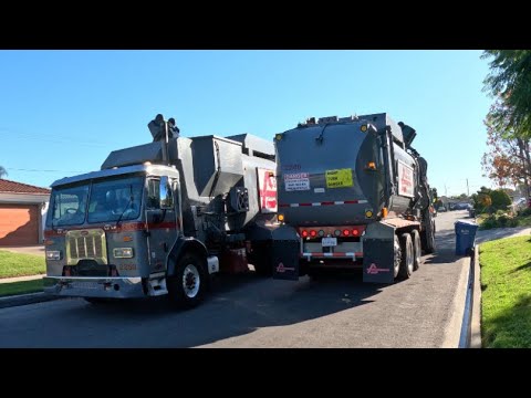 2 Athens Services Ex- CalMet Services Peterbilt Amrep N3's - YouTube