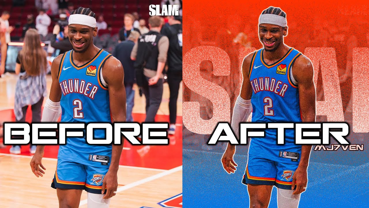 Photo Manipulation: Shai Gilgeous-Alexander Sports Editing Tutorial ...