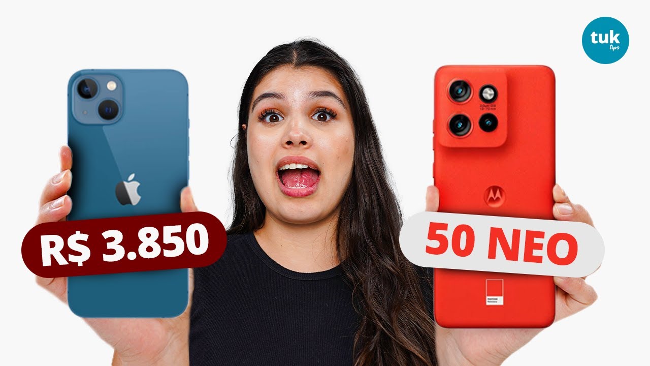 Edge 50 NEO vs iPhone 14 Qual devo COMPRAR em 2025? Qual é melhor em camera? Qual melhor para ...
