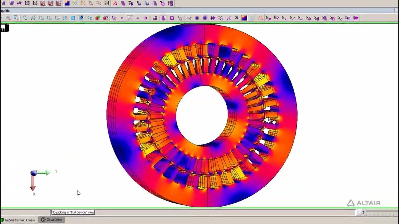 Altair FluxMotor Workflow- Model Export to Altair Flux - YouTube