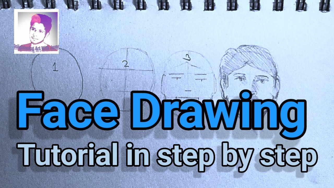 face drawing tutorial step by step - YouTube