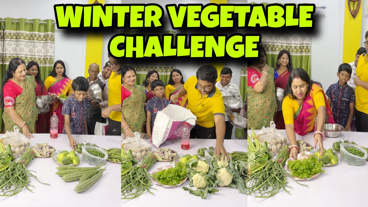Winter Special Vegetable Challenge | New Challenge Video | S Paul ...