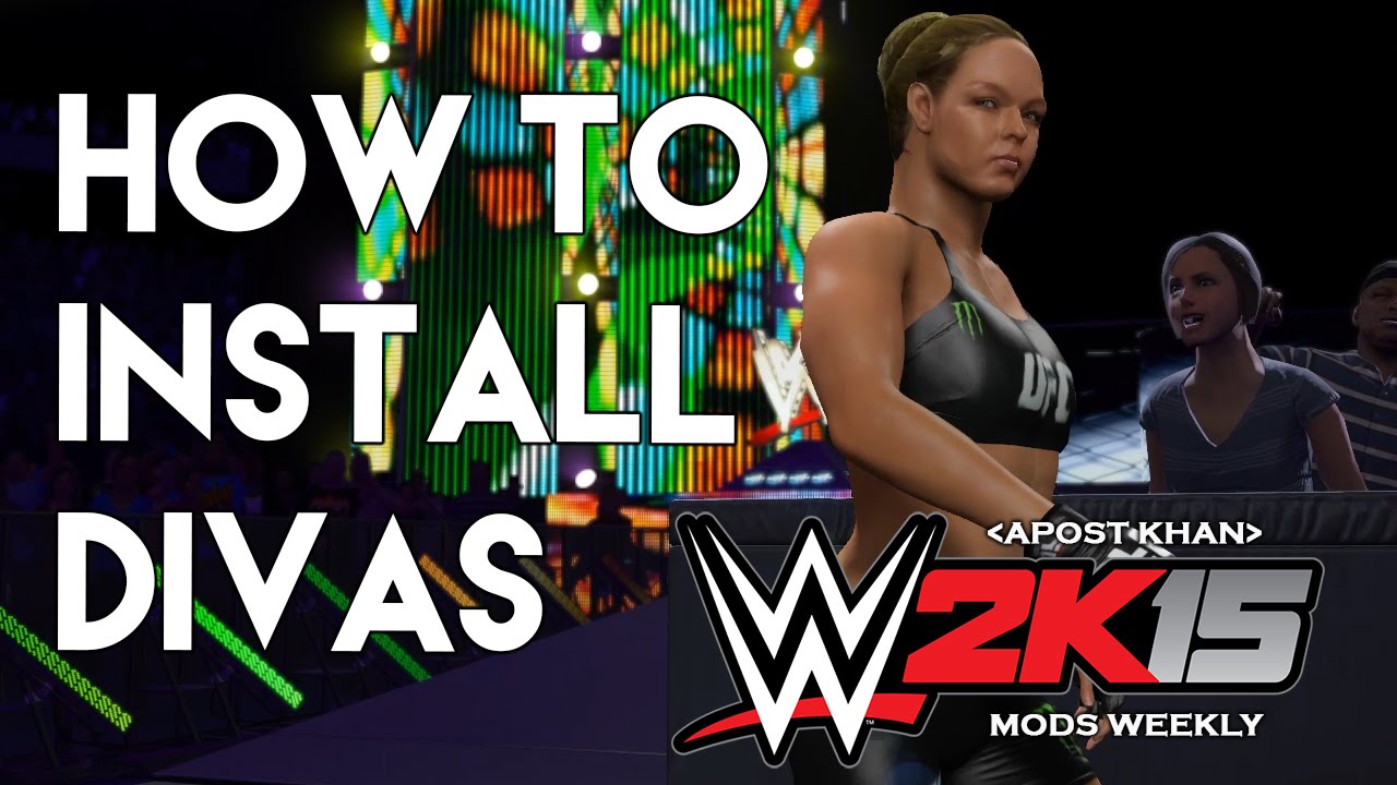 WWE 2K15 - How To Install Mods - Part 4 - Installing Divas - YouTube
