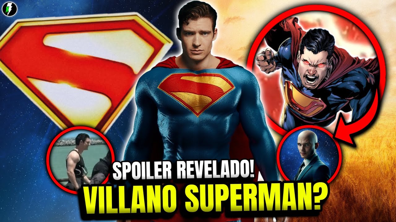 SUPERMAN! Villano Confirmado por James Gunn? LOGO OFICIAL Filtrado ...