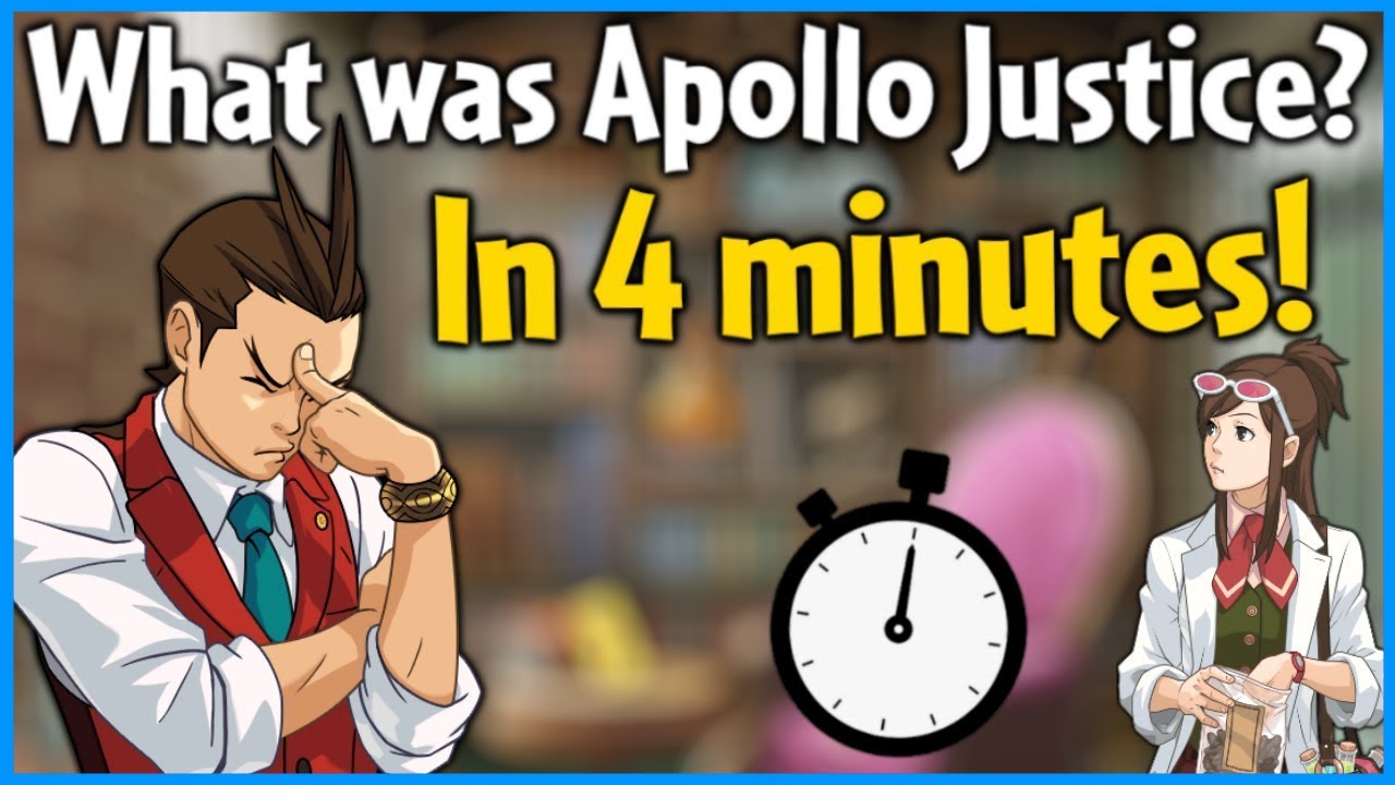 EXPLAINING APOLLO JUSTICE ACE ATTORNEY IN 4 MINUTES! - YouTube
