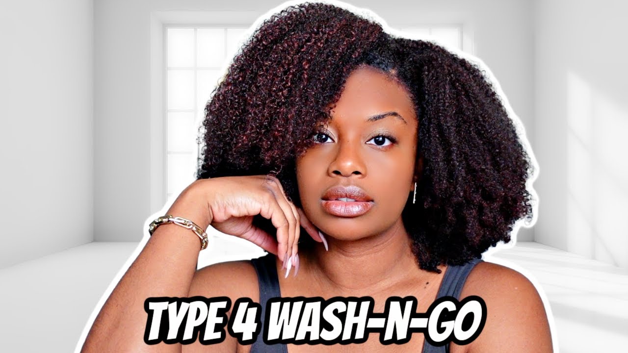 My Wash and Go Routine Type 4 Hair | As I Am Temporary Curl Colour Hot ...