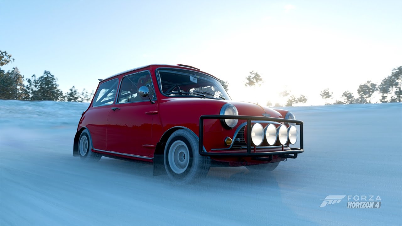 Forza Horizon 4: Mini Cooper Stunts - YouTube