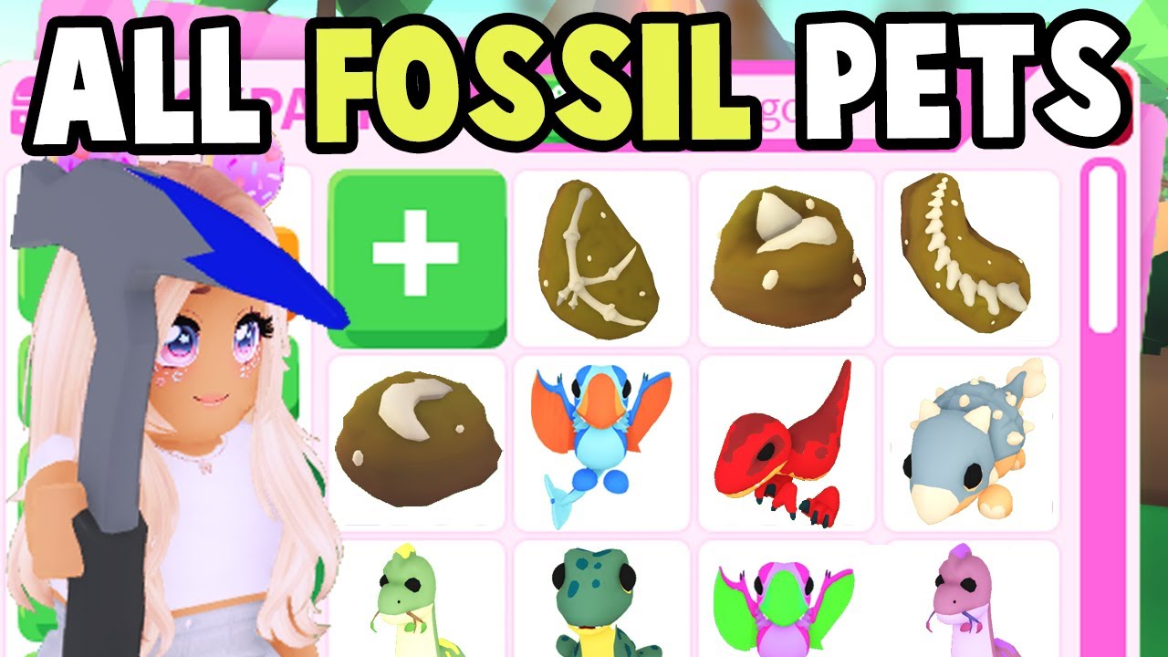 How to Get ALL NEW FOSSIL PETS in Adopt Me! - YouTube