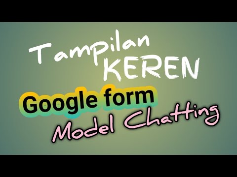 Tampilan google form alternatif yang menarik dan unik - YouTube