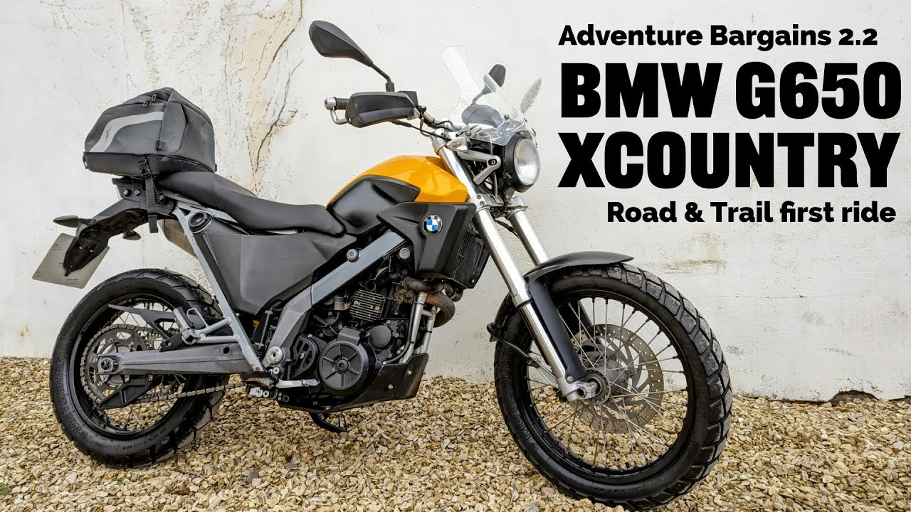 Adventure Bargains; G650 XCountry - Road & Trail first ride - YouTube