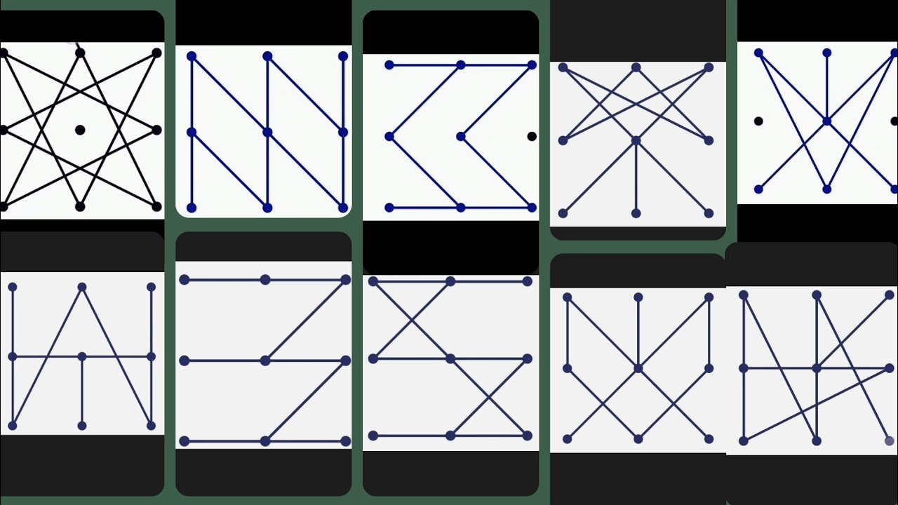 Top 25+ Impossible patterns//Strong patterns #pattern #lock #screenlock ...