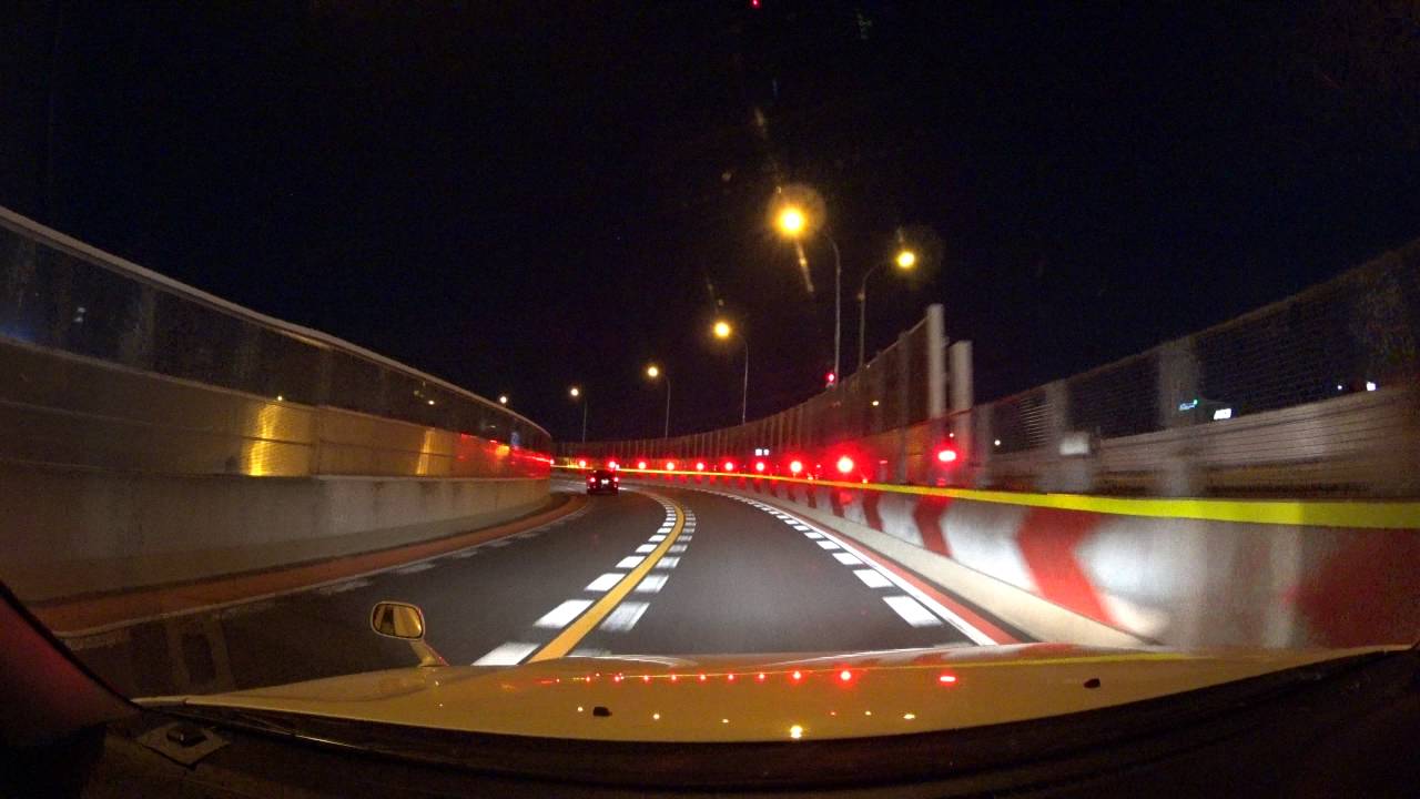 Nagoya night drive 4K 名古屋 港 2016 - YouTube