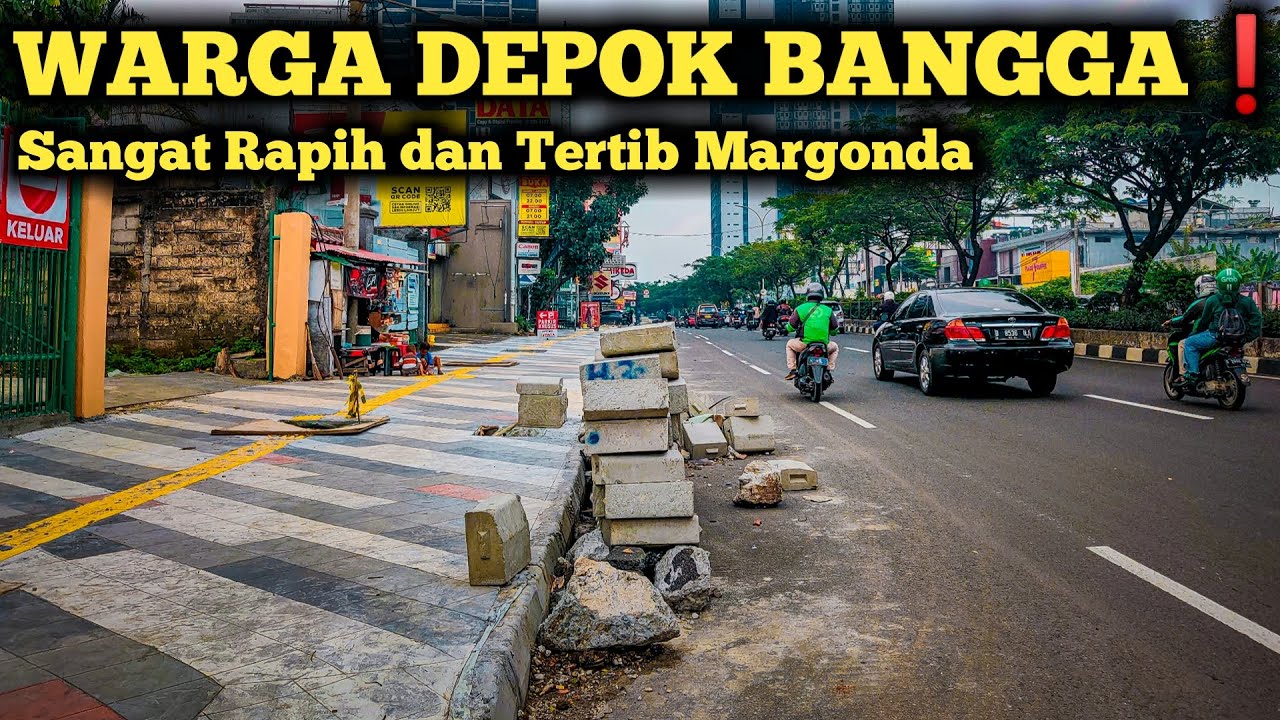 SANGAT RAPIH! KONDISI JALAN RAYA MARGONDA KOTA DEPOK 2022 - YouTube