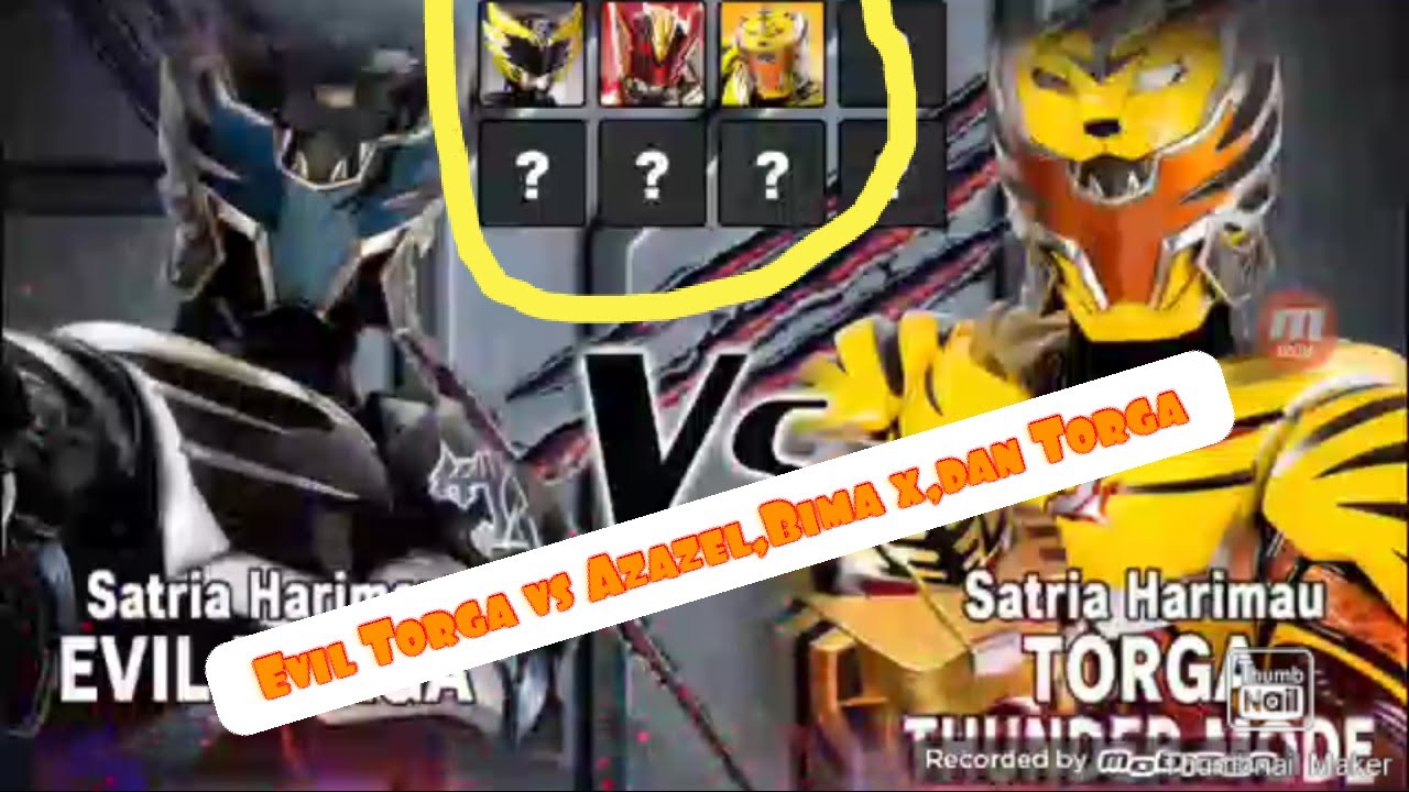 Kekuatan Evil Torga(Satria Heroes) - YouTube