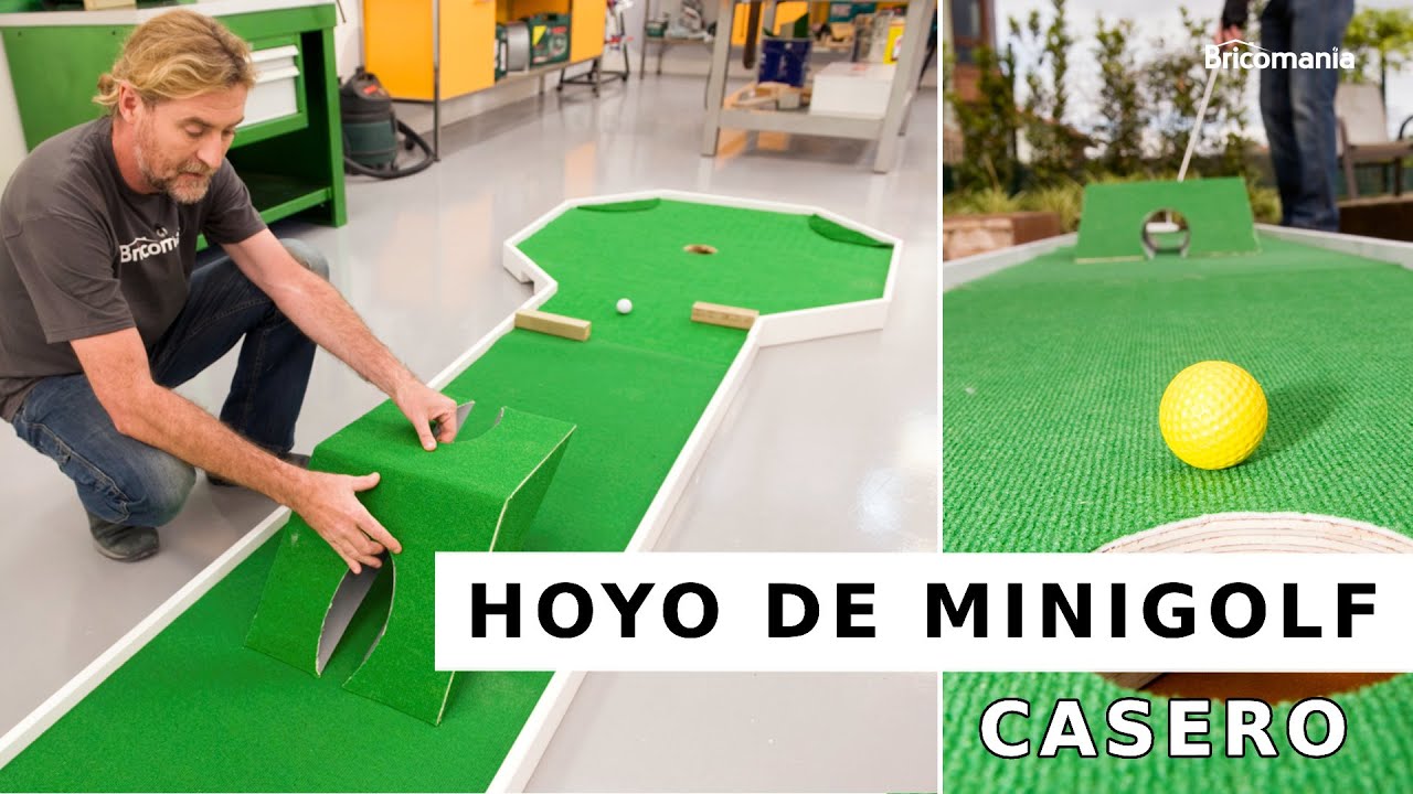 Como construir un hoyo de minigolf en casa: MINIGOLF CASERO ...