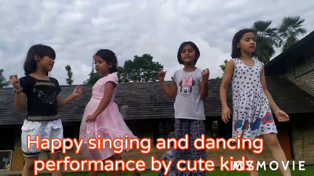 Happy singing and dancing performance by cute kids - YouTube
