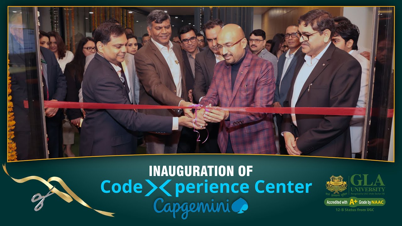 Capgemini Launches Code Experience Center (CEC) Lab at GLA University ...