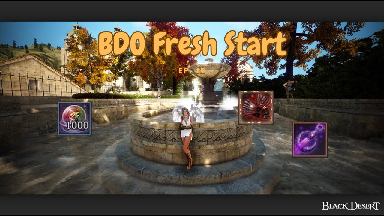 BDO F2P Fresh Start Ep. 12 | X1000 Purified Lightstones & Cron Dump - YouTube