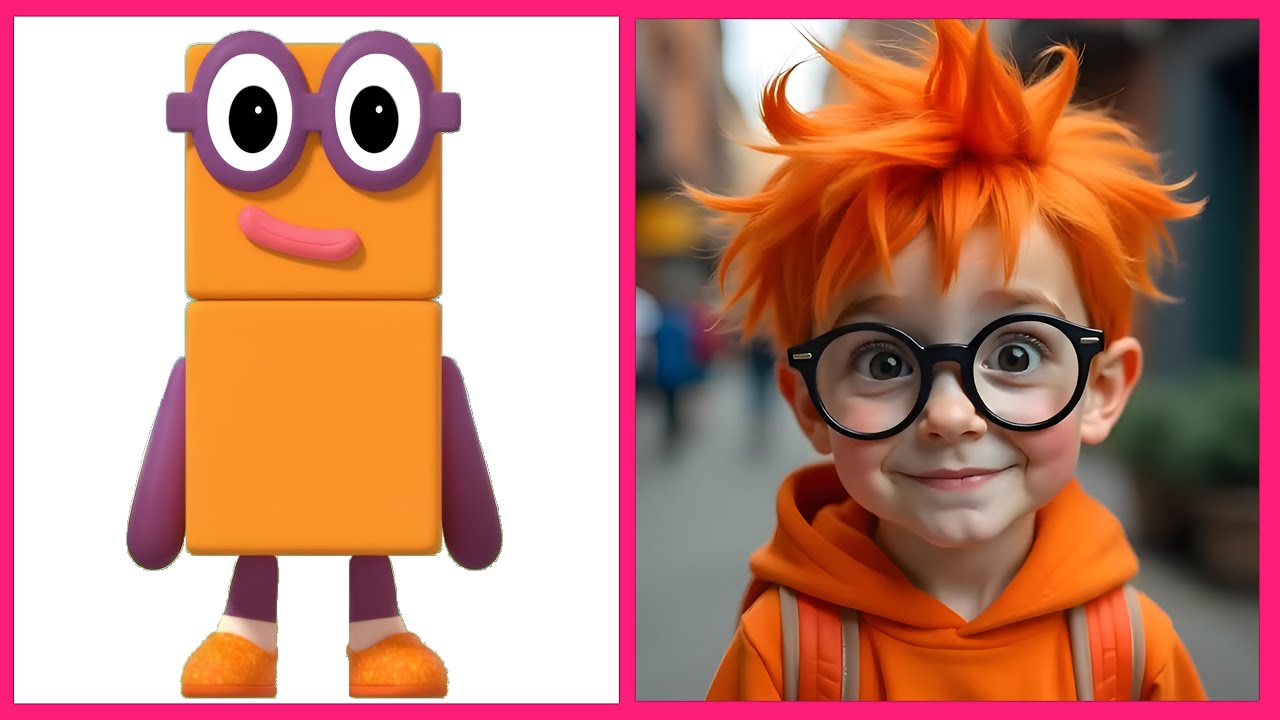 How NUMBERBLOCKS Characters Looks in REAL LIFE + Their Favorite Things ...