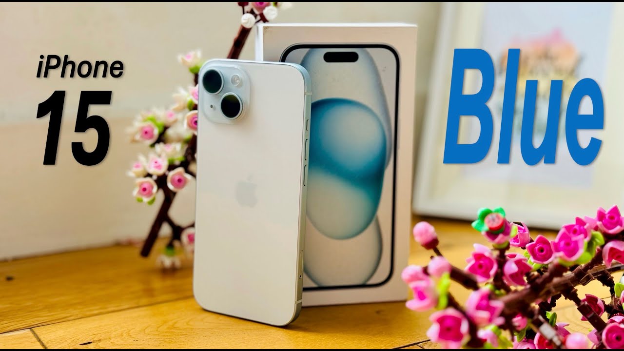 Iphone 15 in Blue Unboxing in 2024 - YouTube