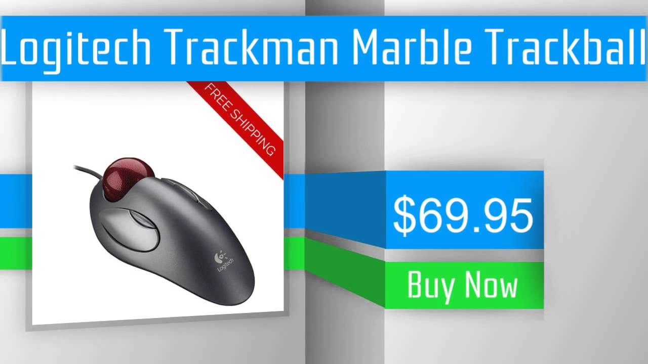 Logitech Trackman Marble Trackball - YouTube