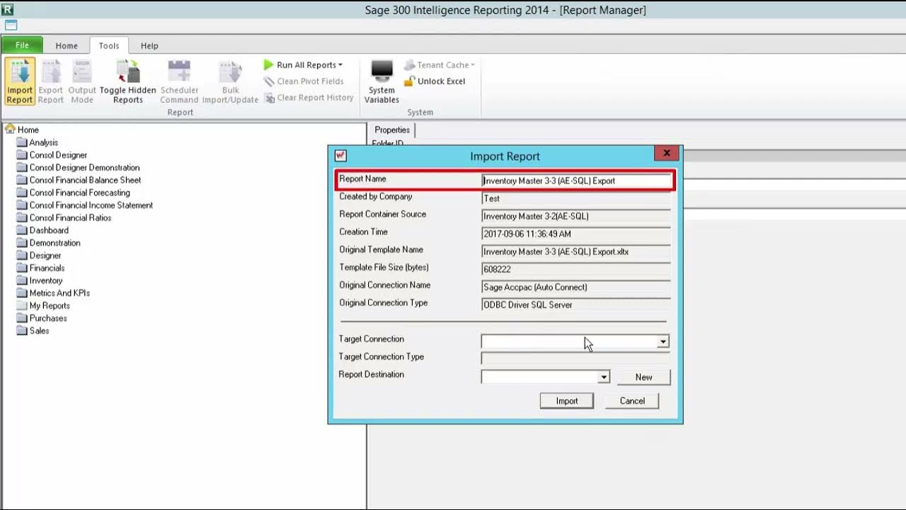 Exporting and Importing Reports - YouTube