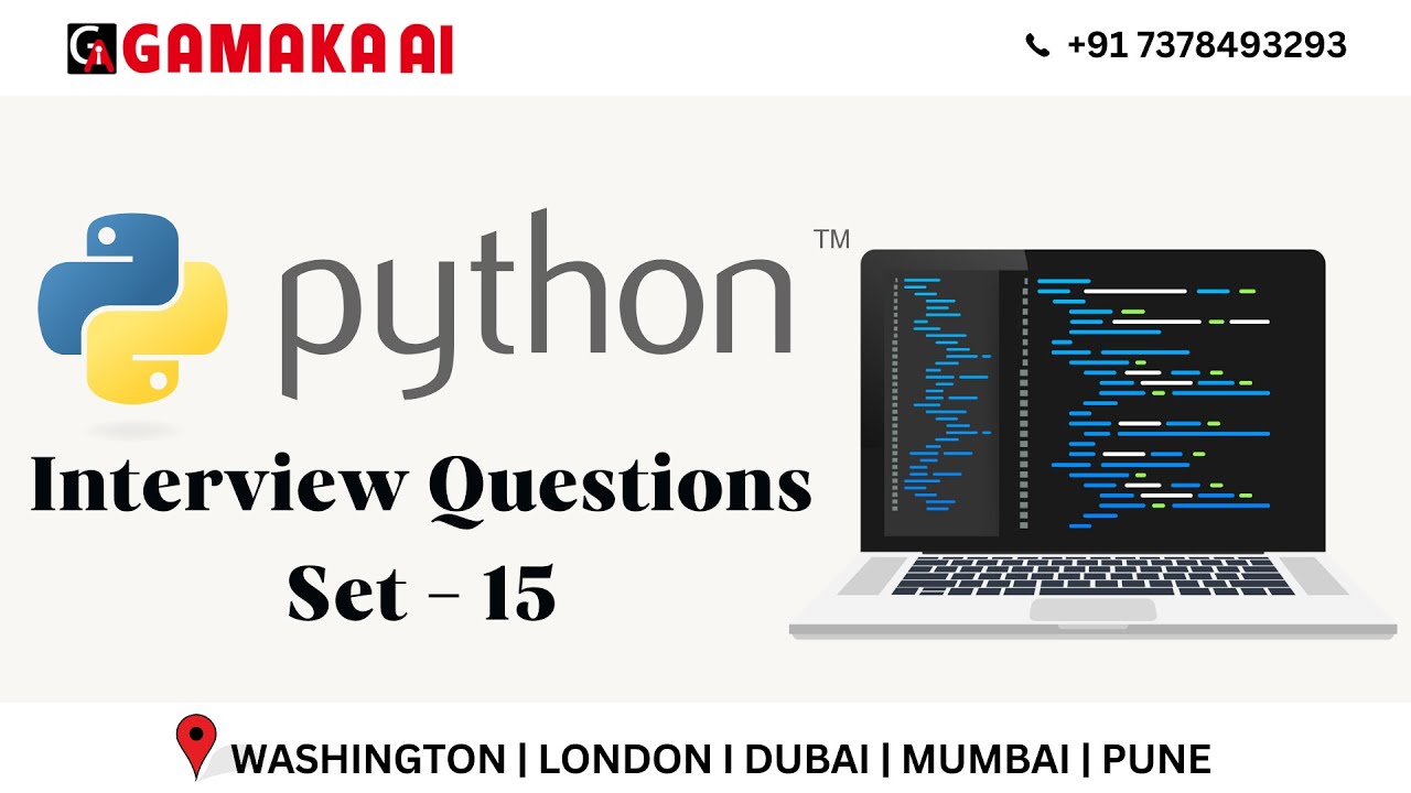 Python Interview Questions Set 15 | Learn Python Online In Pune - YouTube
