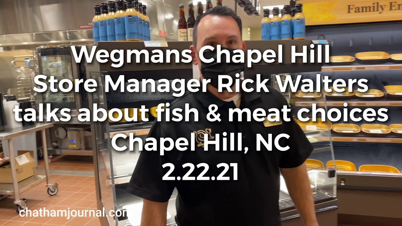 Store manager Rick Walters talks about fish and meat departments at ...
