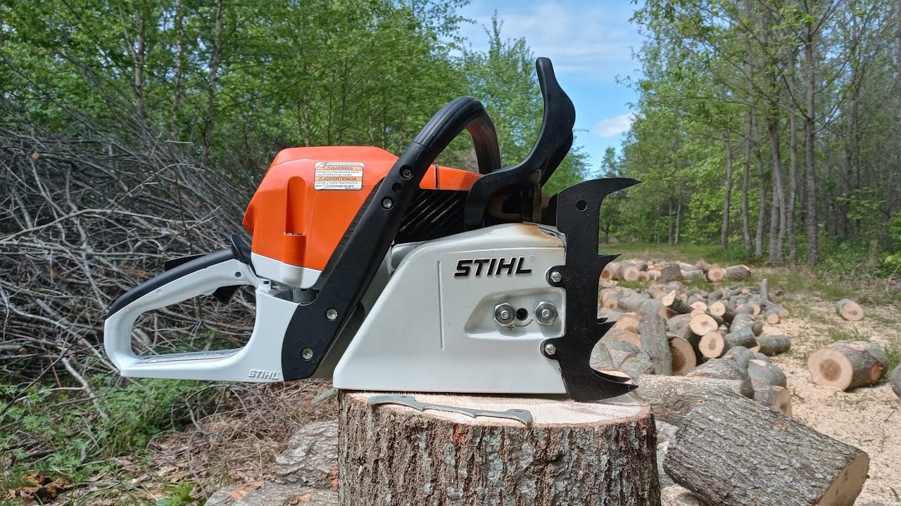 STIHL MS 400, the big dog of firewood? - YouTube