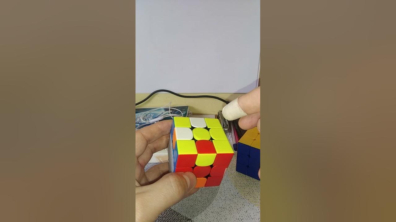 10 из 13. Кубик Рубика 3x3x3, Метод Морозова. Шаг 6 - ориентация двух ...