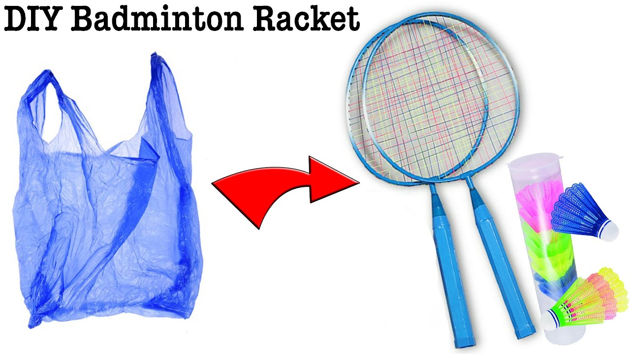 badminton kaise banaen | how to make badminton at home easy | badminton ...