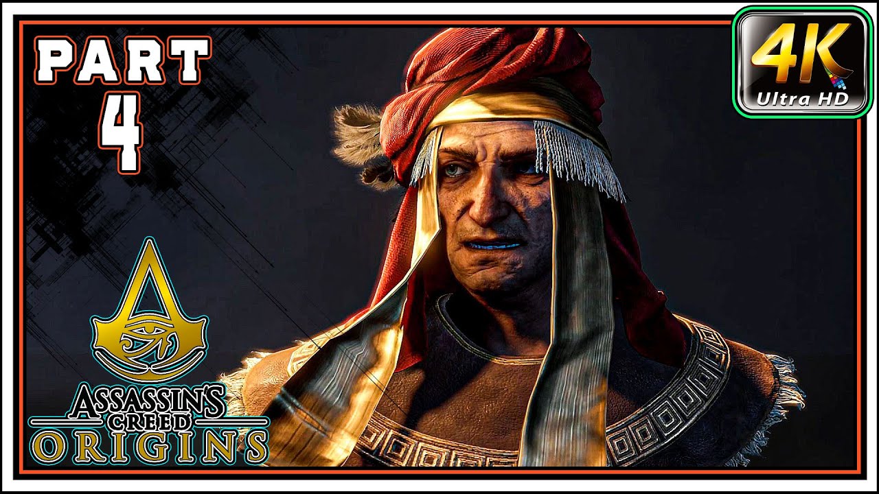 ASSASSIN'S CREED ORIGINS Full Gameplay Walkthrough PART 4 - Gennadios ...